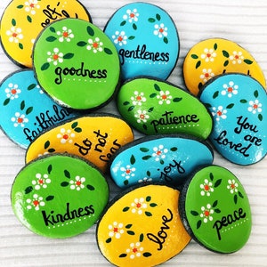 Encouragement and Affirmation Pocket Rocks Custom Set, 15 Pocket Rocks ...