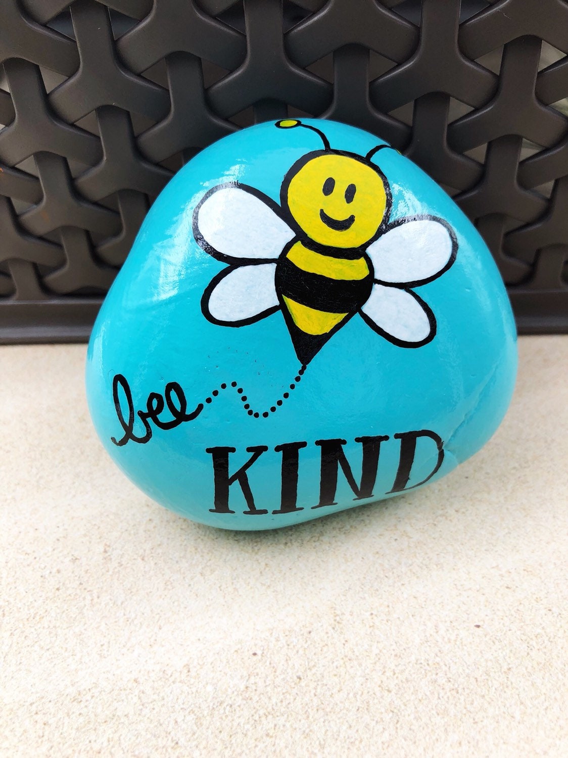 Bee Kind Painted Rock Be Kind Stone Kindness Encouragement - Etsy UK