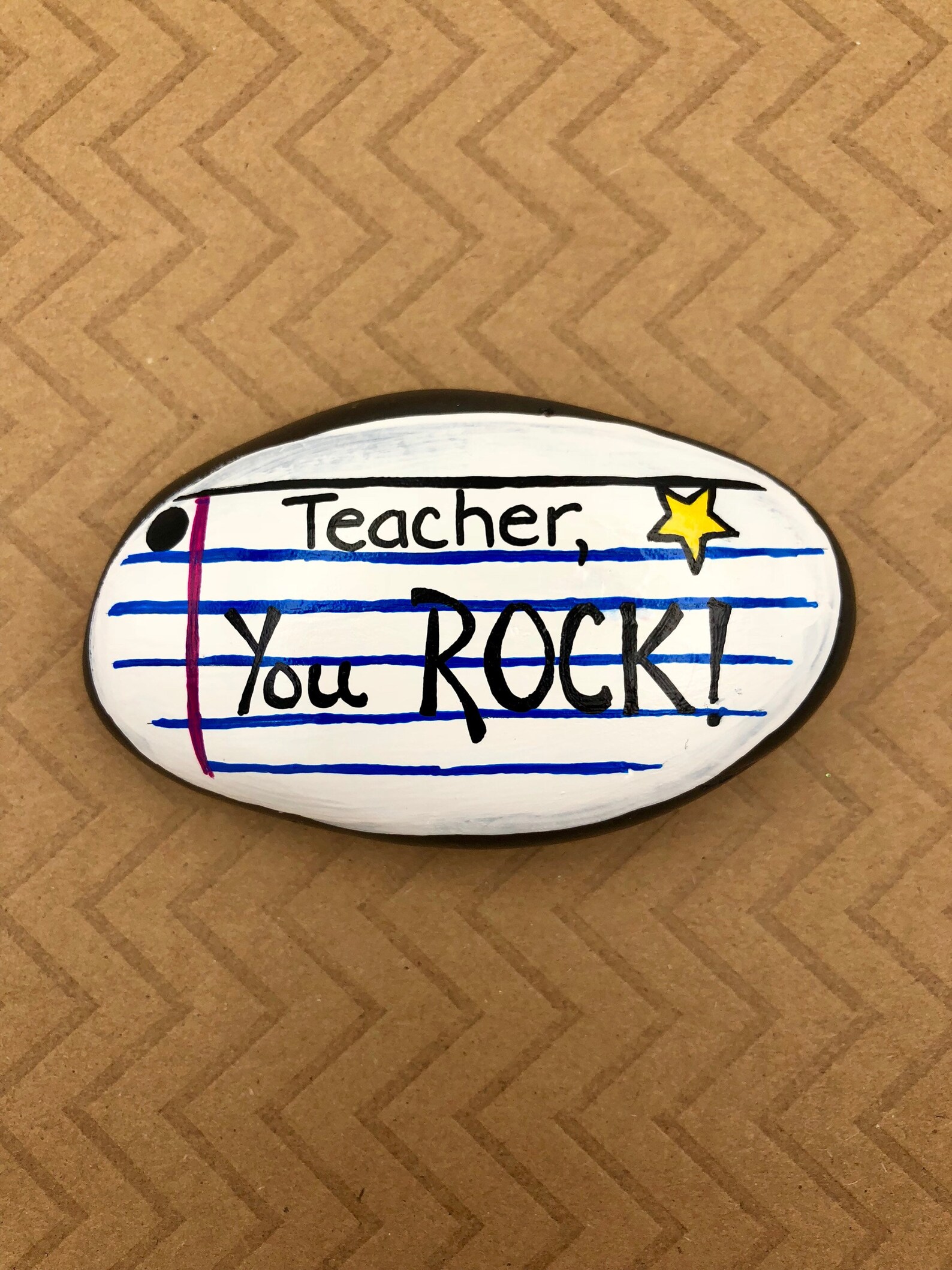 You Rock Painted Rock Paperweight for Teachers, You Are a Rockin ...