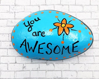 Inspirational Rock Engraved Word Rocks A Grateful Heart is a - Etsy