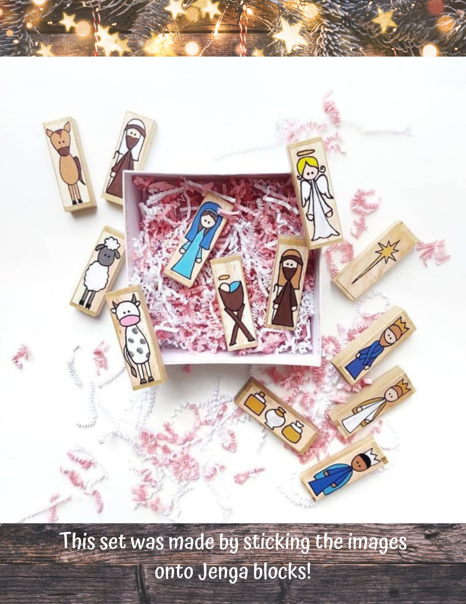 Nativity Story Templates BUNDLE: DIY Scene Images for Christmas ...