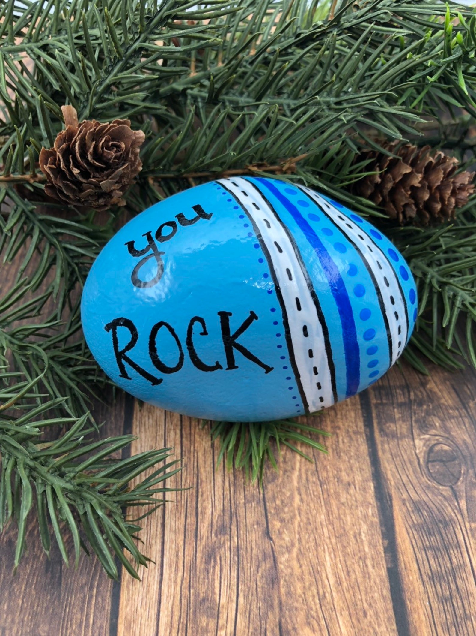 You Rock Painted Rock You Rock Stone Handpainted Teacher - Etsy