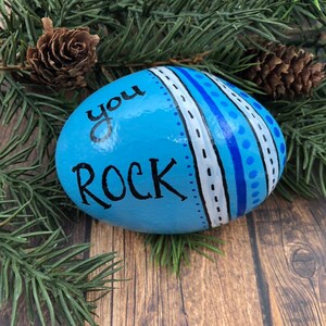 You Rock Painted Rock, You Rock Stone, Handpainted Teacher Gift ...