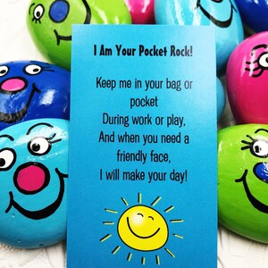 Pocket Rocks, Silly Stones, Painted Rocks, Pocket Stone, Comfort Stones ...