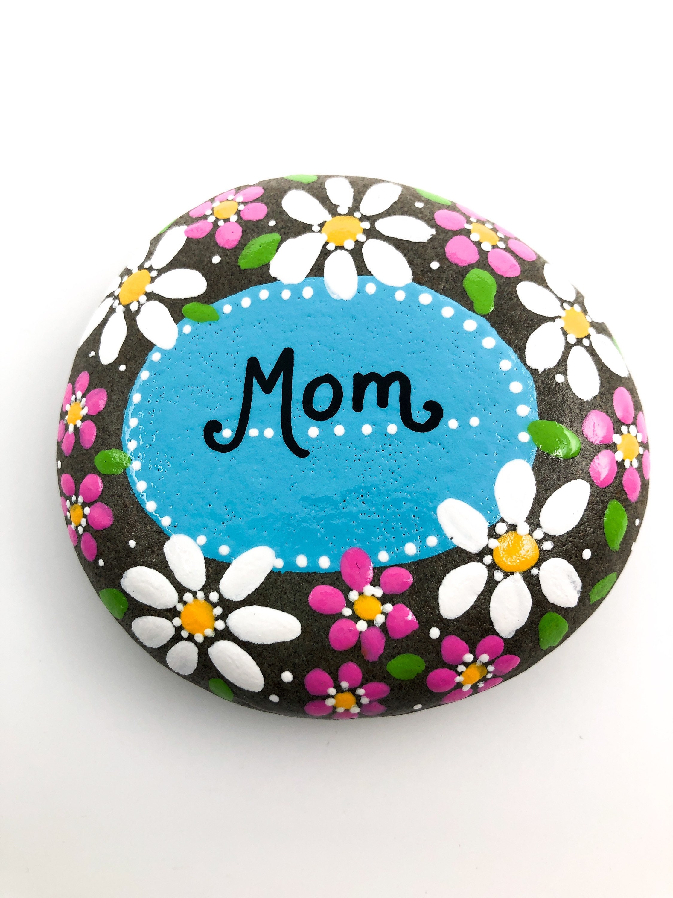 Mom You Are My Rock Painted Stone Mother's Day Rock Gift | Etsy