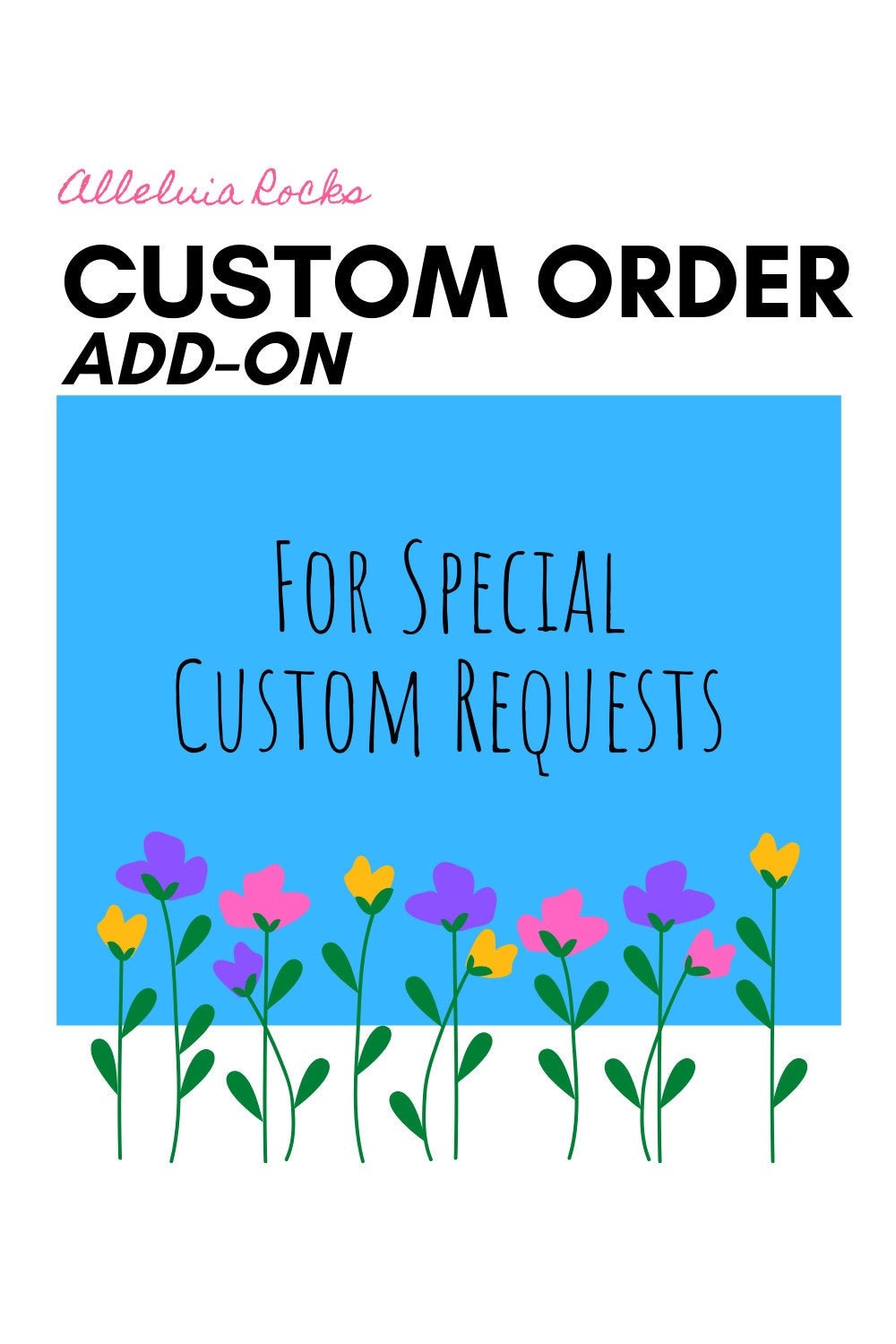 Custom Order Add-on | Etsy