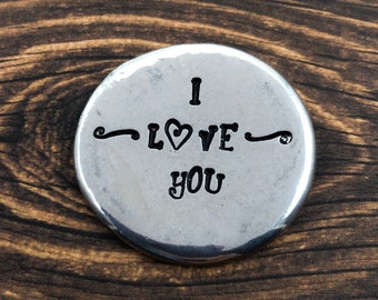 I Love You Token - Etsy