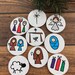 Nativity Story Stones: Hand-painted Wooden Discs, Christmas Story ...
