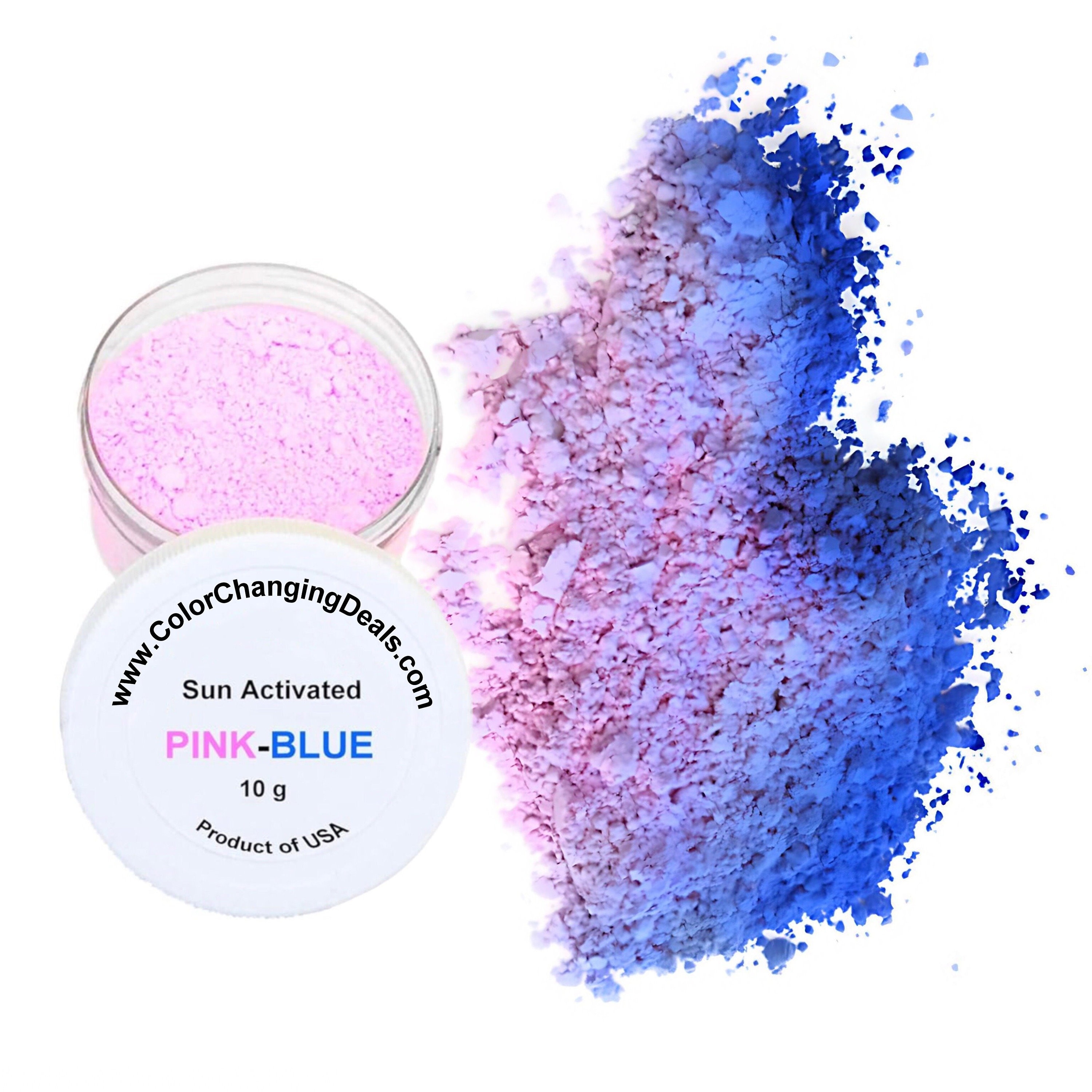 Sun Activated Photochromic Powder Pigment Changing Color When Exposed ...