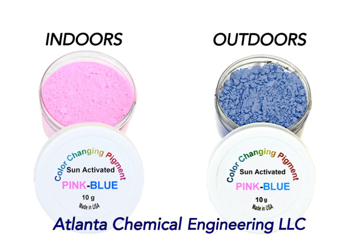 Sun Activated Photochromic Powder Pigment Changing Color when | Etsy