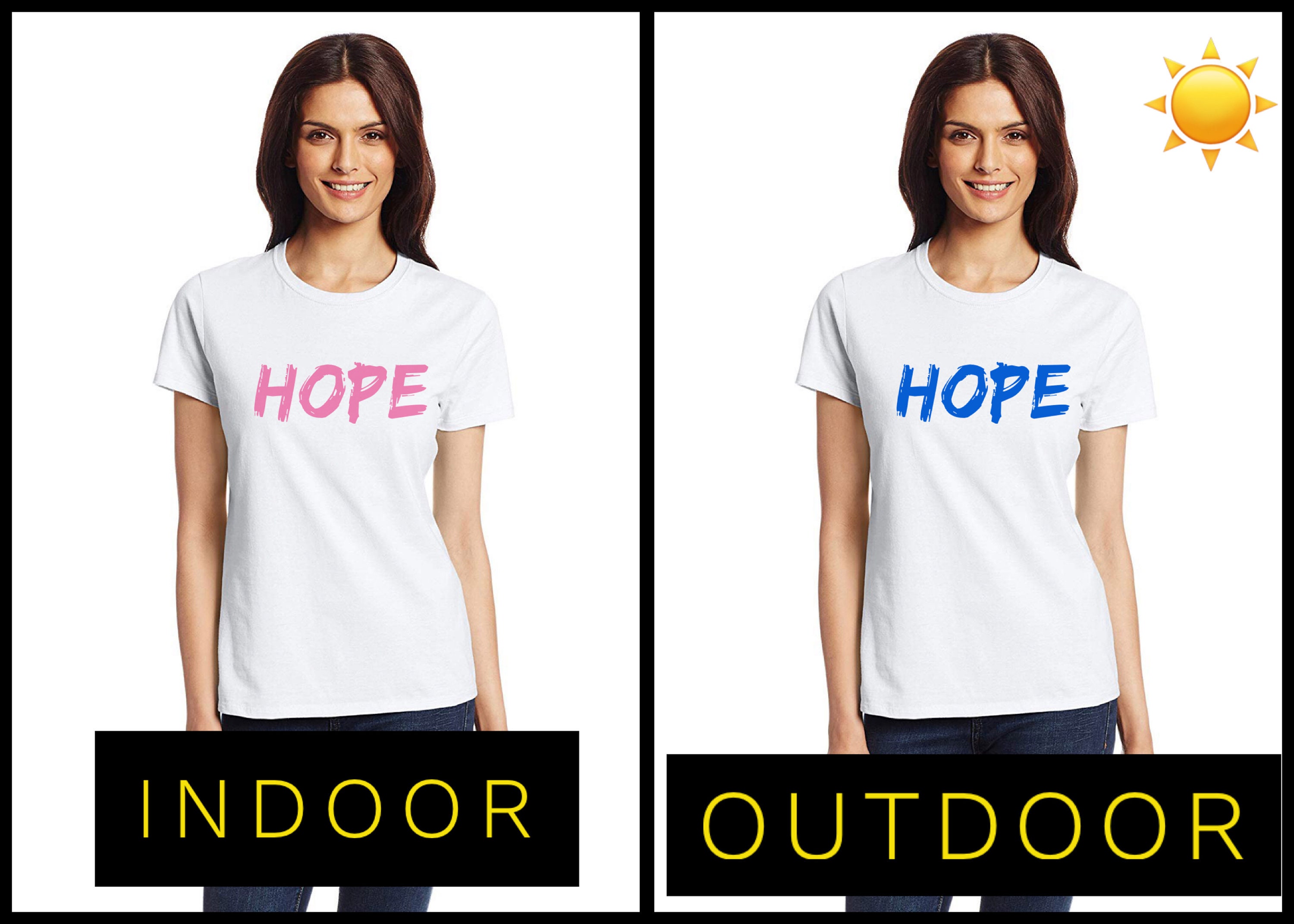 Color Changing Sun UV Activated Photochromic Fabric Paint DIY - Etsy Norway