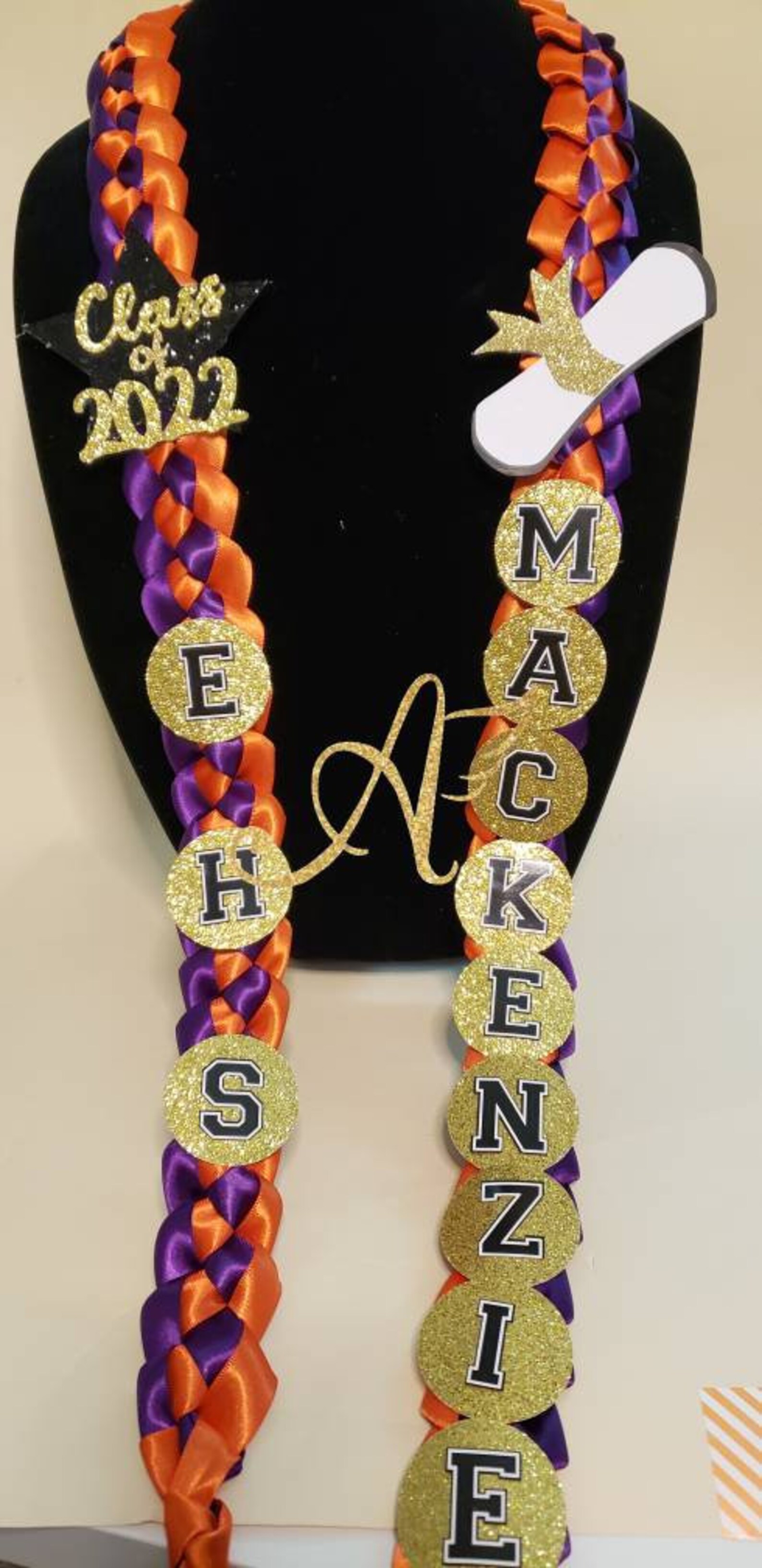 Lei Class Of Graduation Personalize Lei Senior College - Etsy