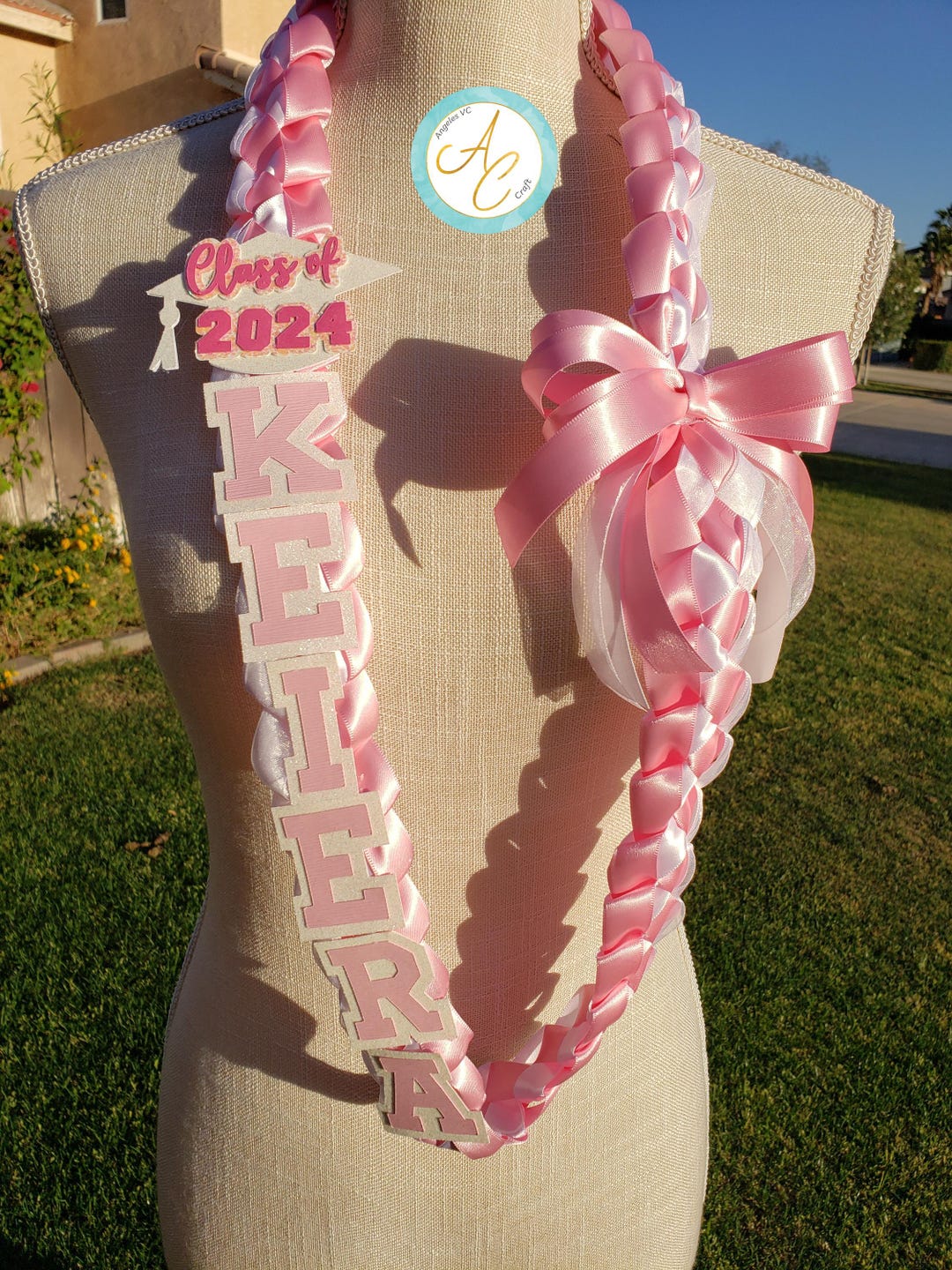 Coquette, Coquette Lei, Pink Graduation Gift, Class Of,coquette Lei ...