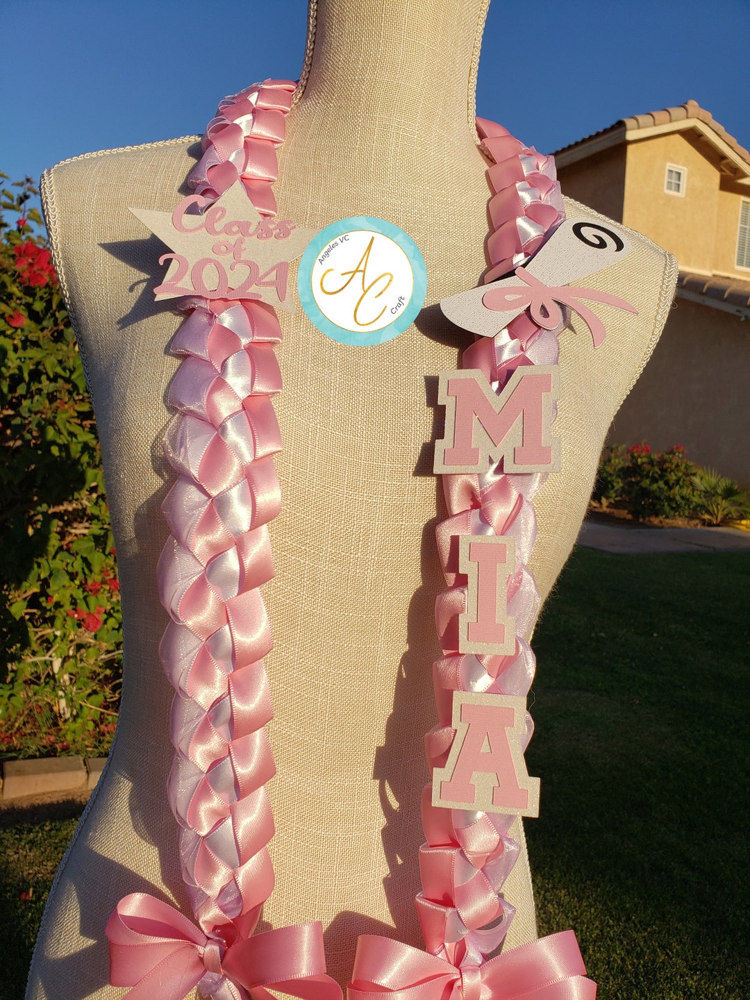 Coquette, Coquette Lei, Pink Graduation Gift, Class Of,coquette Lei ...