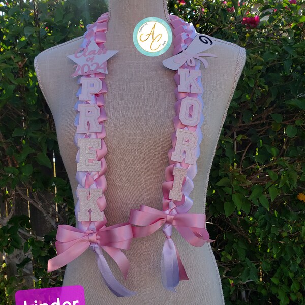 Pink Graduation Lei Coquette - Etsy