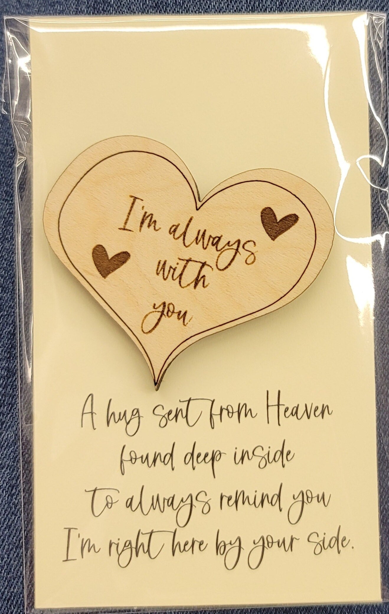 Pocket Angel , I Am Always With You, Grief, Support Token - Etsy