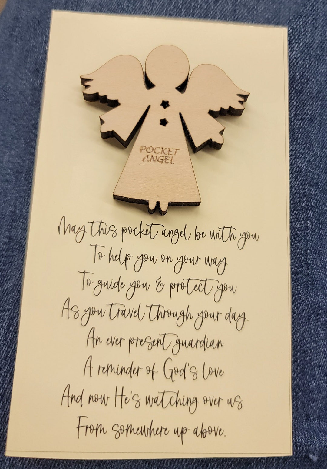 Pocket Angel , I Am Always With You, Grief, Support Token - Etsy