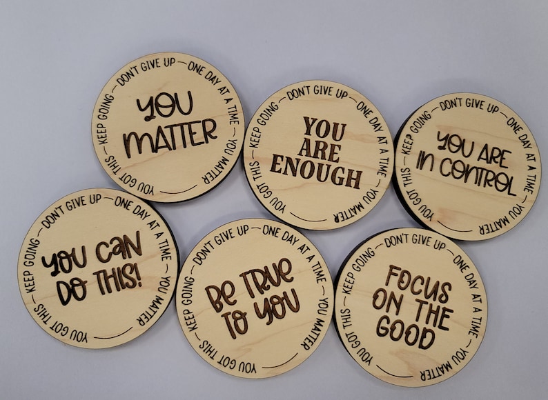 Positive Affirmation Tokens - Etsy