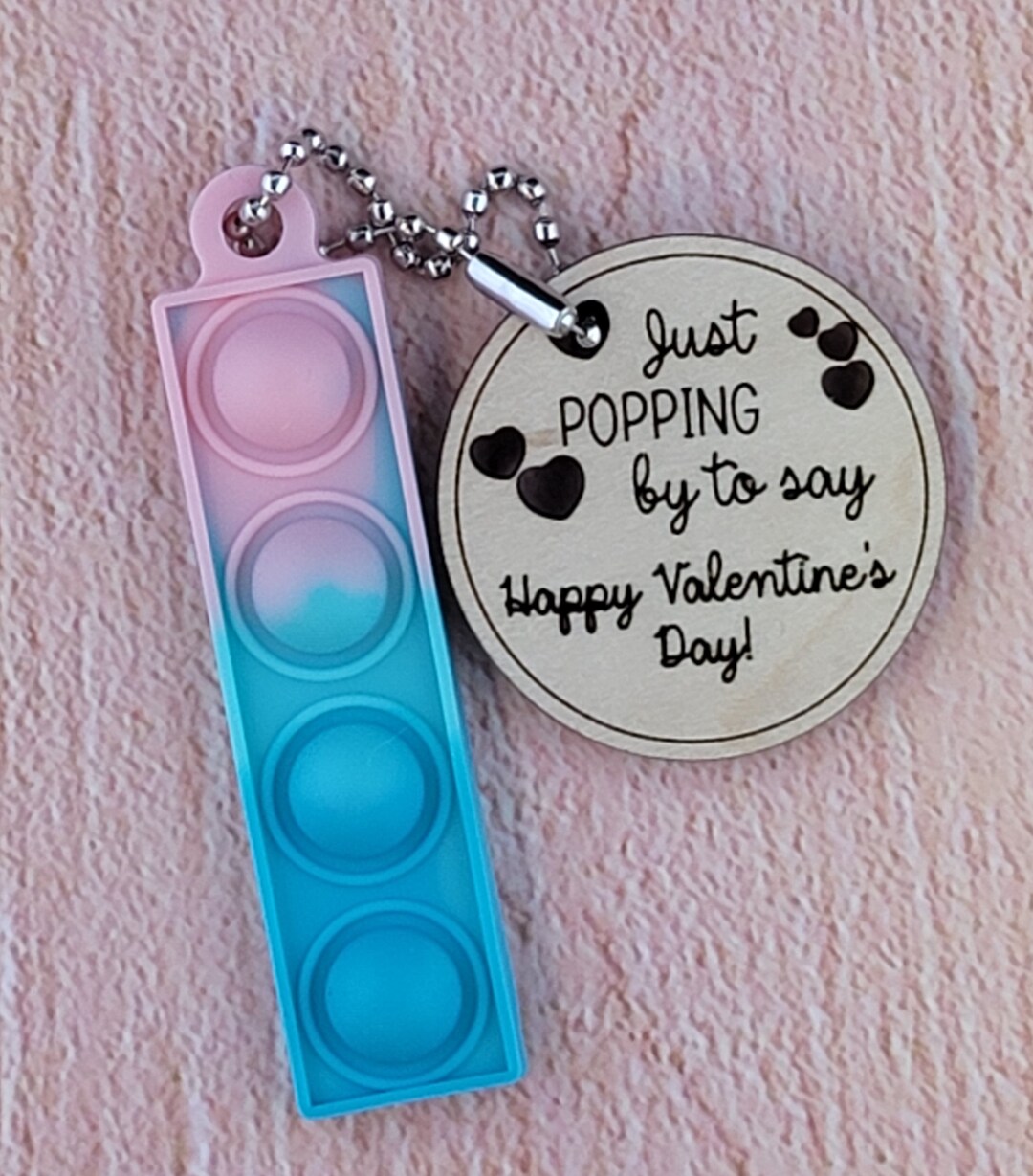 Pop It Valentine Cards, Fidget Valentines Poppin for Kids, Class ...