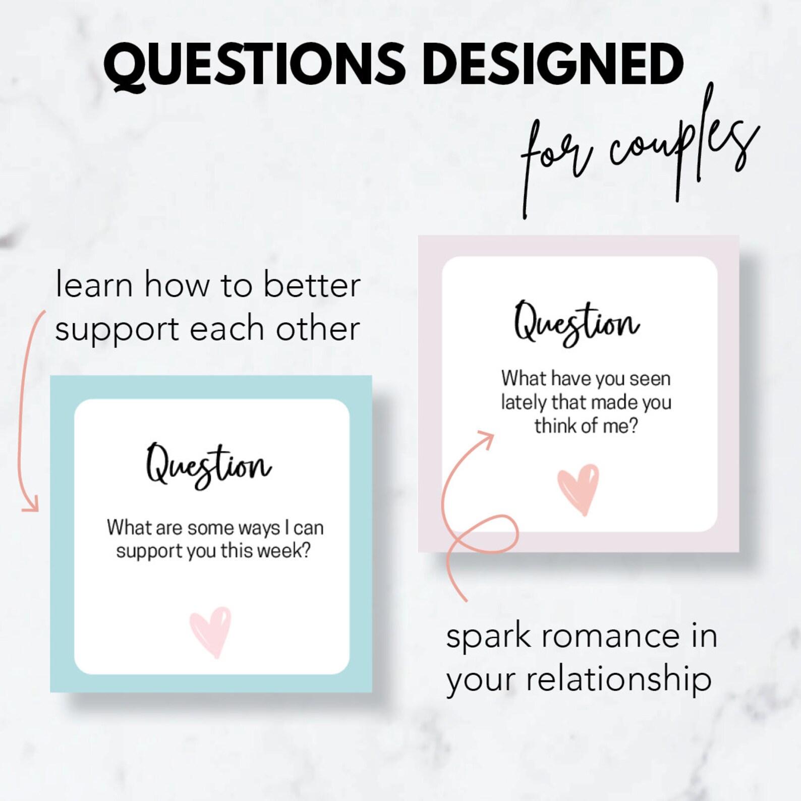 Date Night Table Topics Conversation Cards (printable -- Instant ...