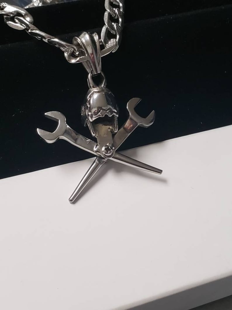 Ironworker Pendant Stainless Steel - Etsy