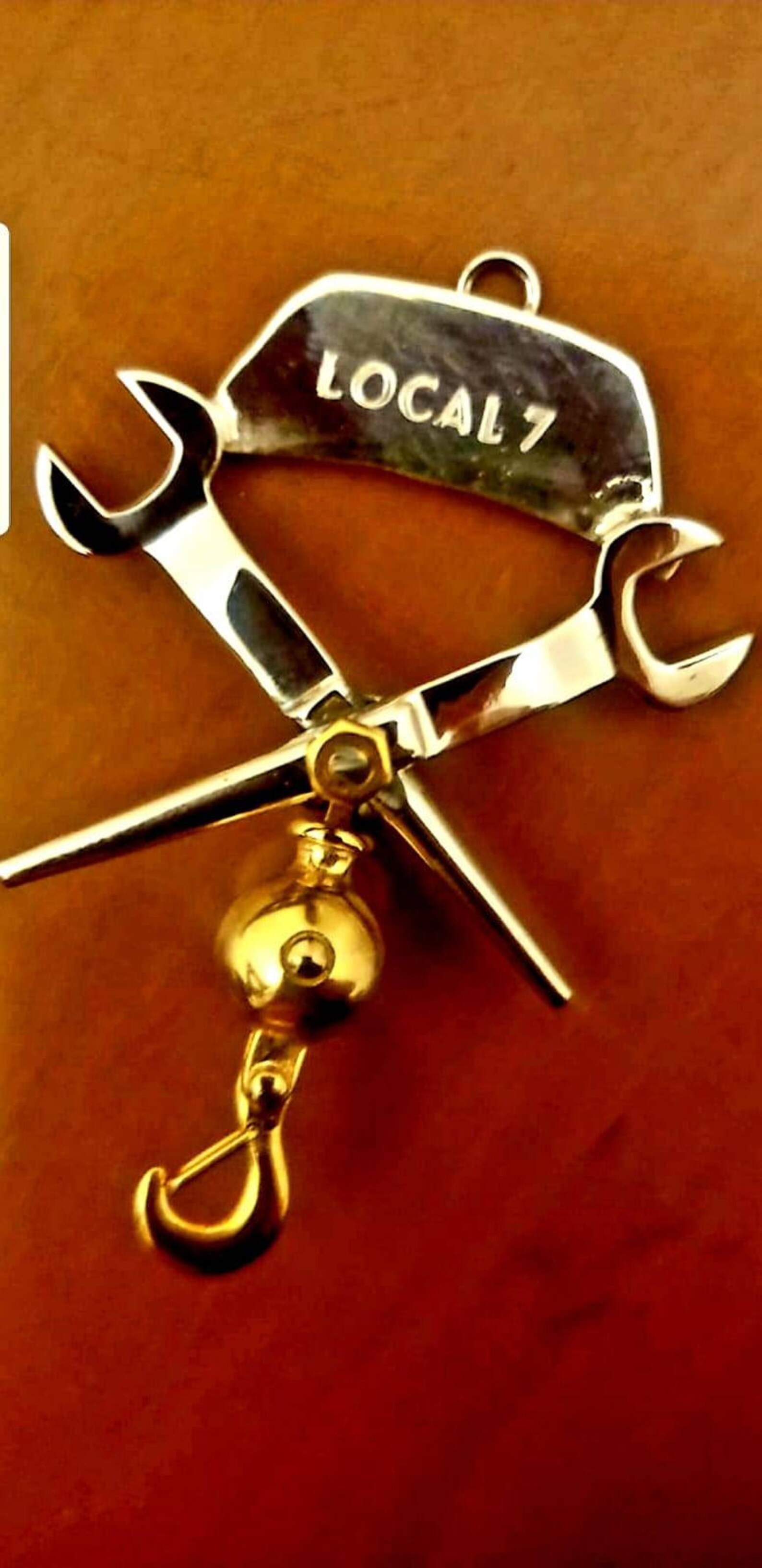 Iron work custom pendant | Etsy