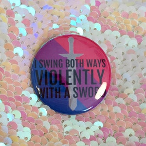 Swing Both Ways Button - Etsy