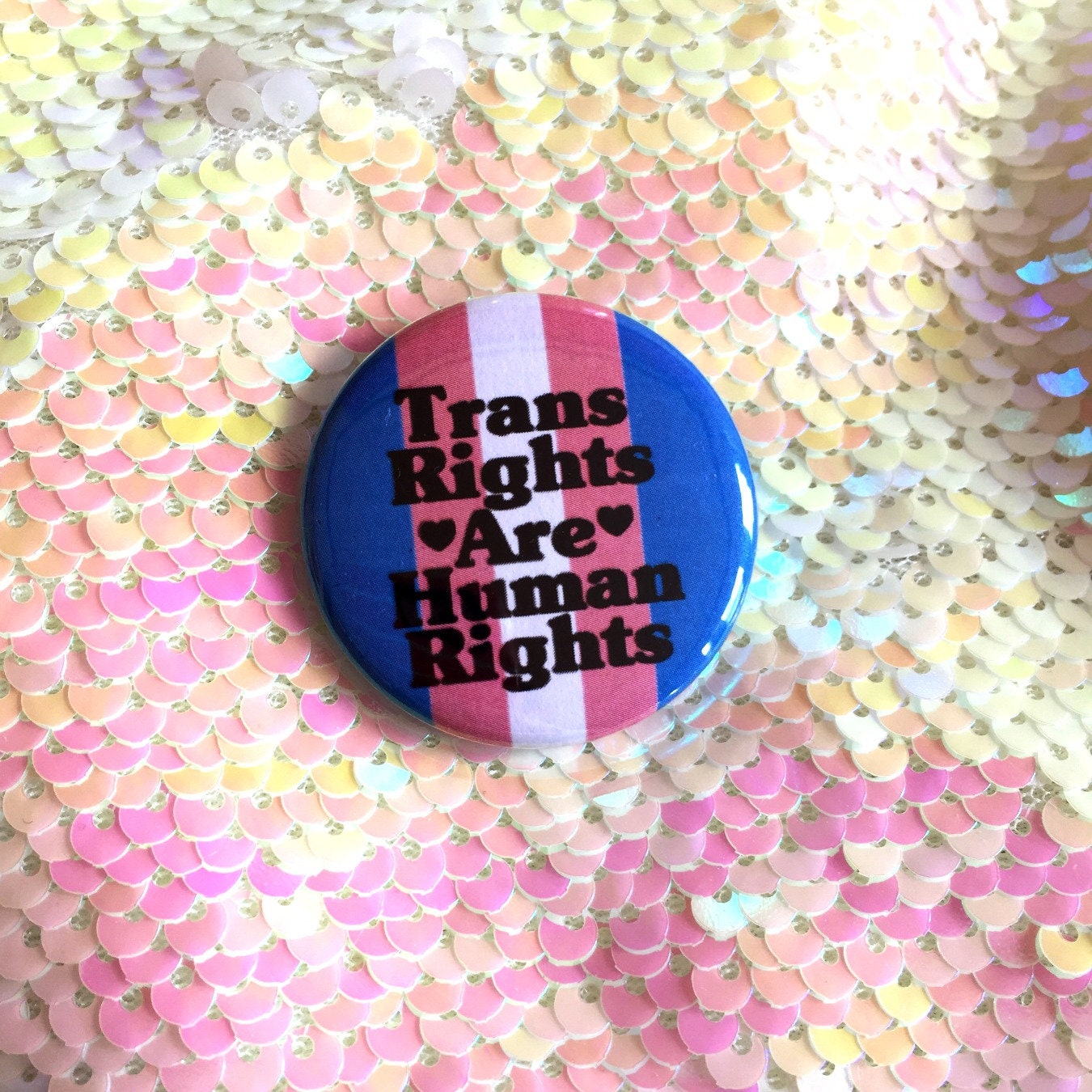 Trans Rights Are Human Rights Pin - Etsy