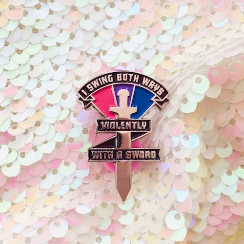 Bi Pride Pin - Etsy