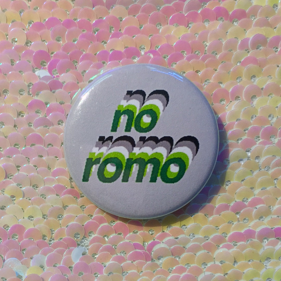 No Romo Aromantic Pride Button - Etsy