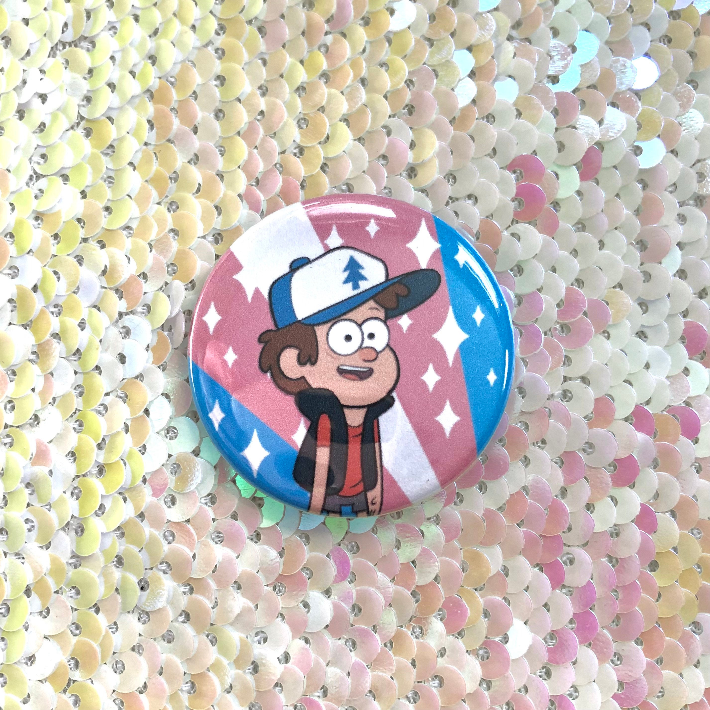 Dipper Trans Pride Button | Etsy