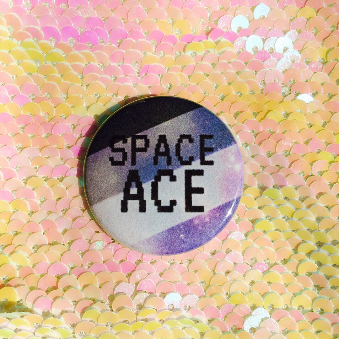 Space Ace Button - Etsy