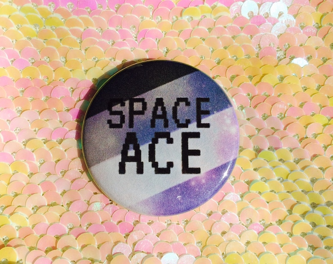 Space Ace Button - Etsy