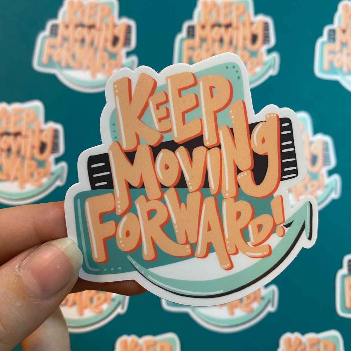 Keep Moving Forward Sticker Walt Disney Quote Inspired - Etsy