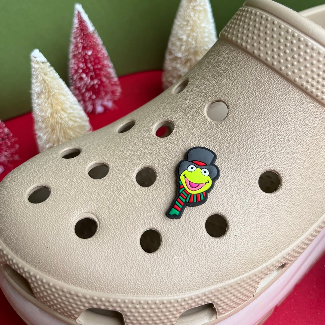 Frog Holiday Shoe Charm - Etsy