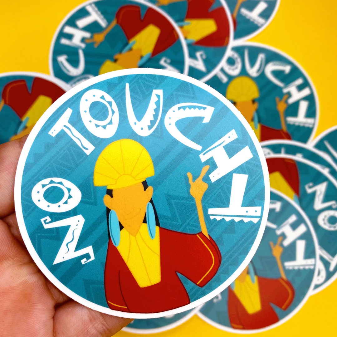 No Touchy Sticker - Etsy