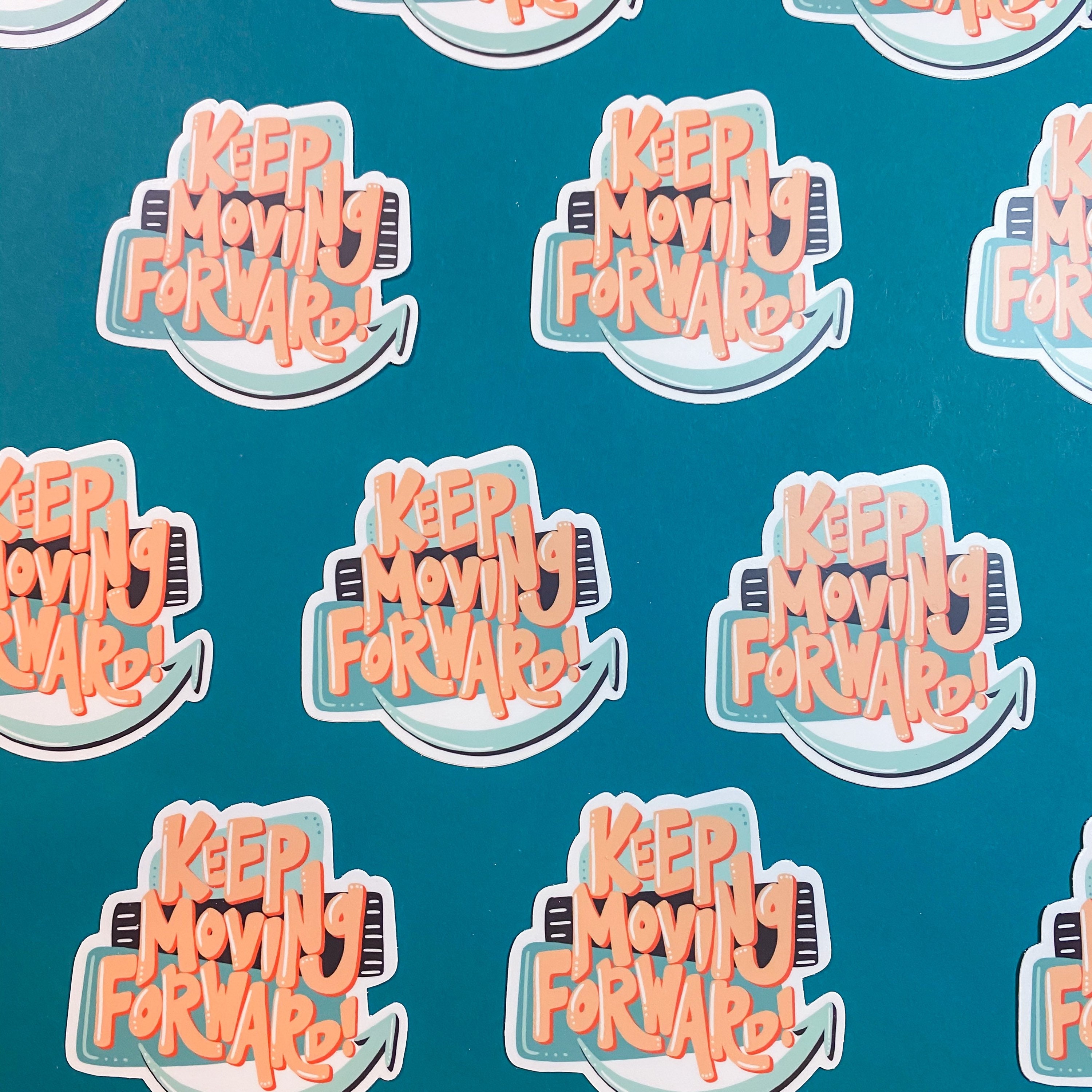 Keep Moving Forward Sticker Walt Disney Quote Inspired - Etsy