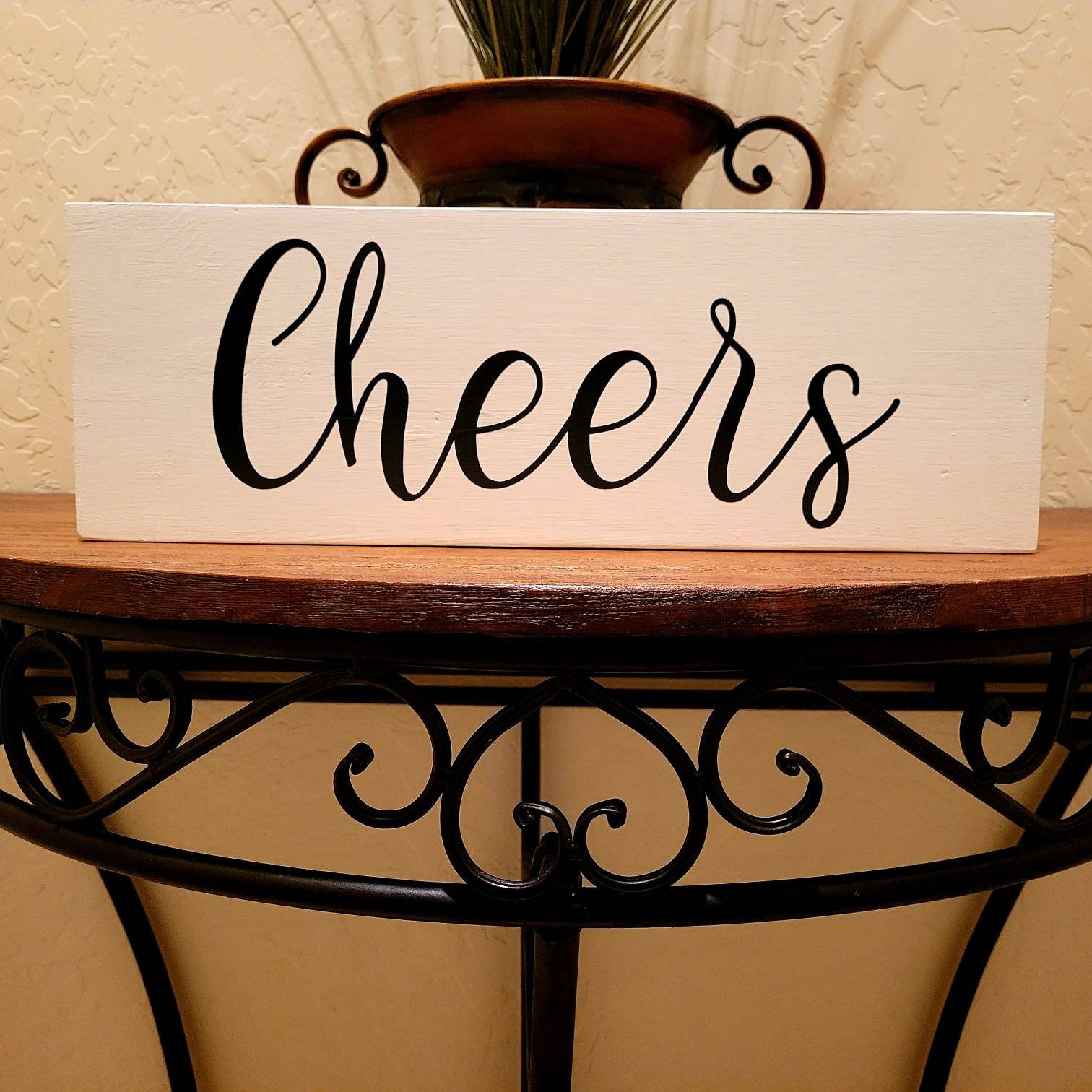 Cheers Wood Sign - Bar Sign - Cheers Wall Decor - Wedding Bar Sign ...