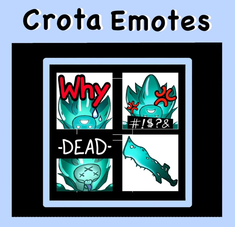 CROTA Emotes | Twitch Emotes, Kick Emotes, Discord Emotes - Etsy