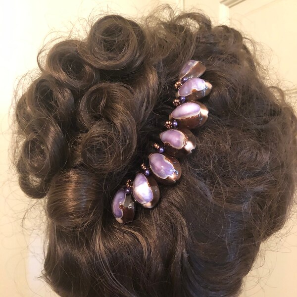 Purple Cowrie - Etsy