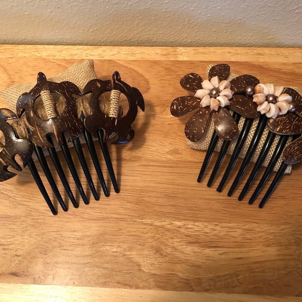 Polynesian Hair Comb - Etsy New Zealand