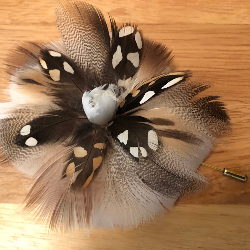 Feather Lapel Pin - Etsy