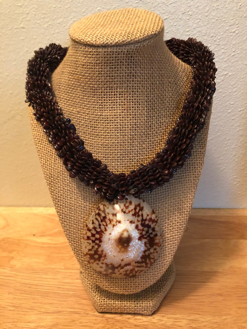 XL Opihi Shell Necklace/lg Clam Shell Necklace,shell Necklaces,shell ...