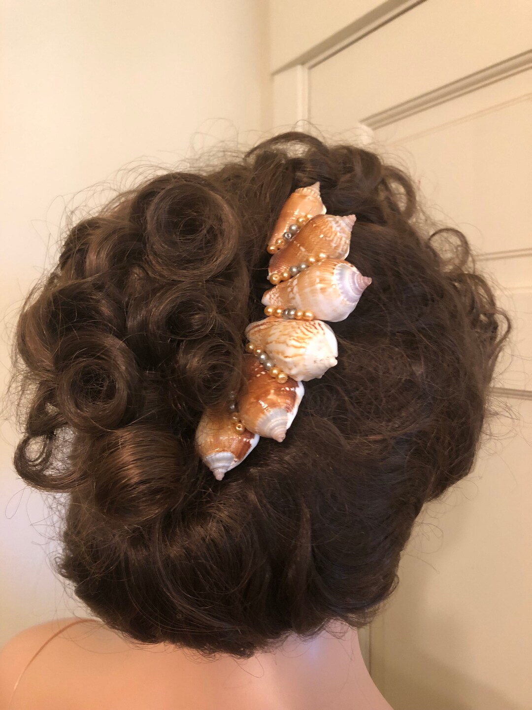 Inspired Pancake Color Scheme Dog Conch Shell Hair Comb,graduated Crown ...