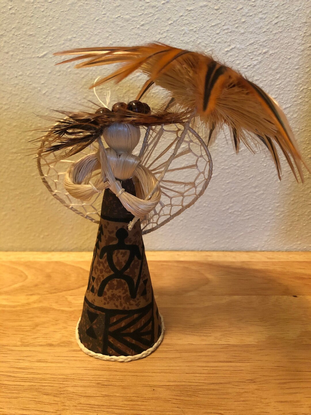 6" 18th Century Fashion Style Feather Angel Ornament,hawaiian Trinkets ...