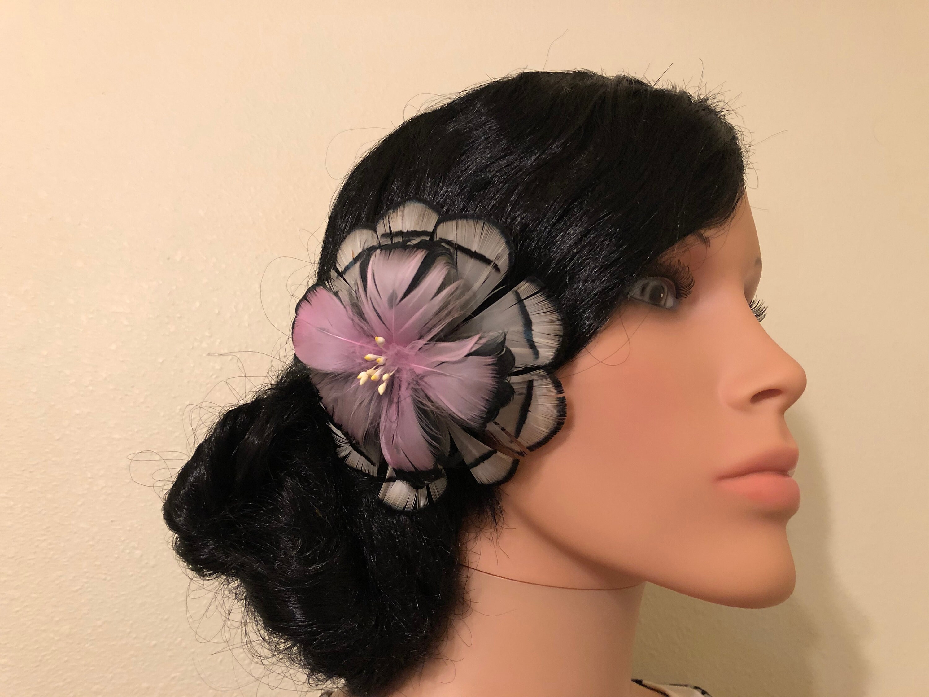 Black Golden Tippet Pheasant Feather 2 Prong Hair - Etsy