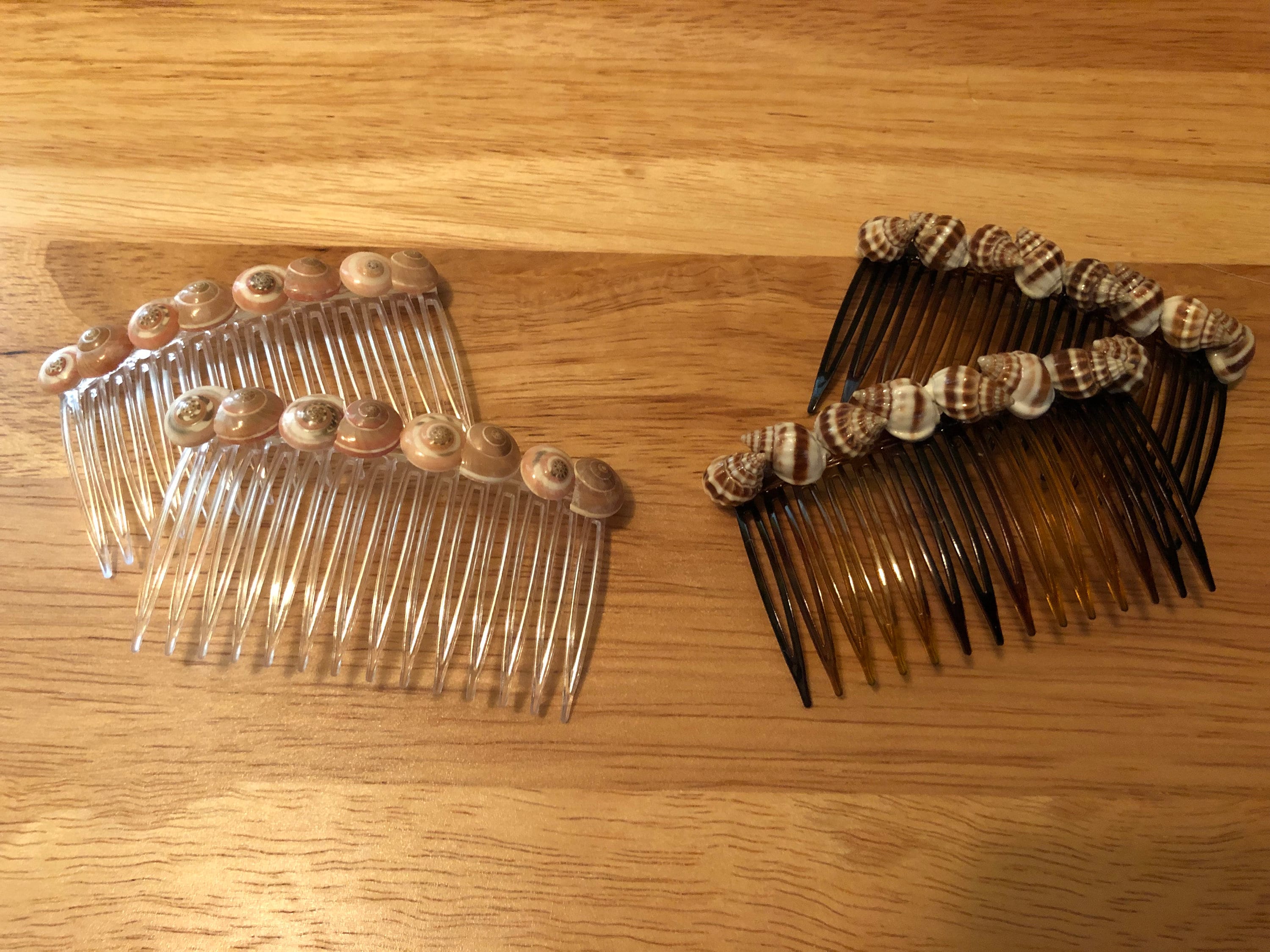 Variety Shell Hair Comb Sets,small Shell Hair Combs,dainty Shell Hair ...