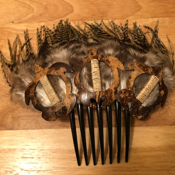 Polynesian Hair Comb - Etsy New Zealand