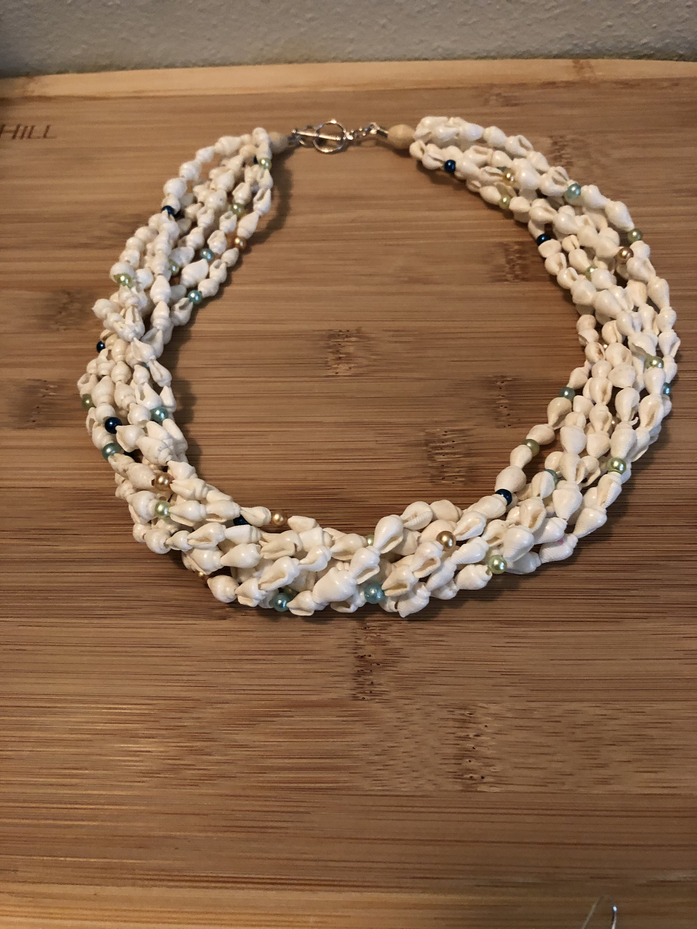 White Dovetail Shell & Pearl Jewelry Sethawaiian Jewlerysea | Etsy