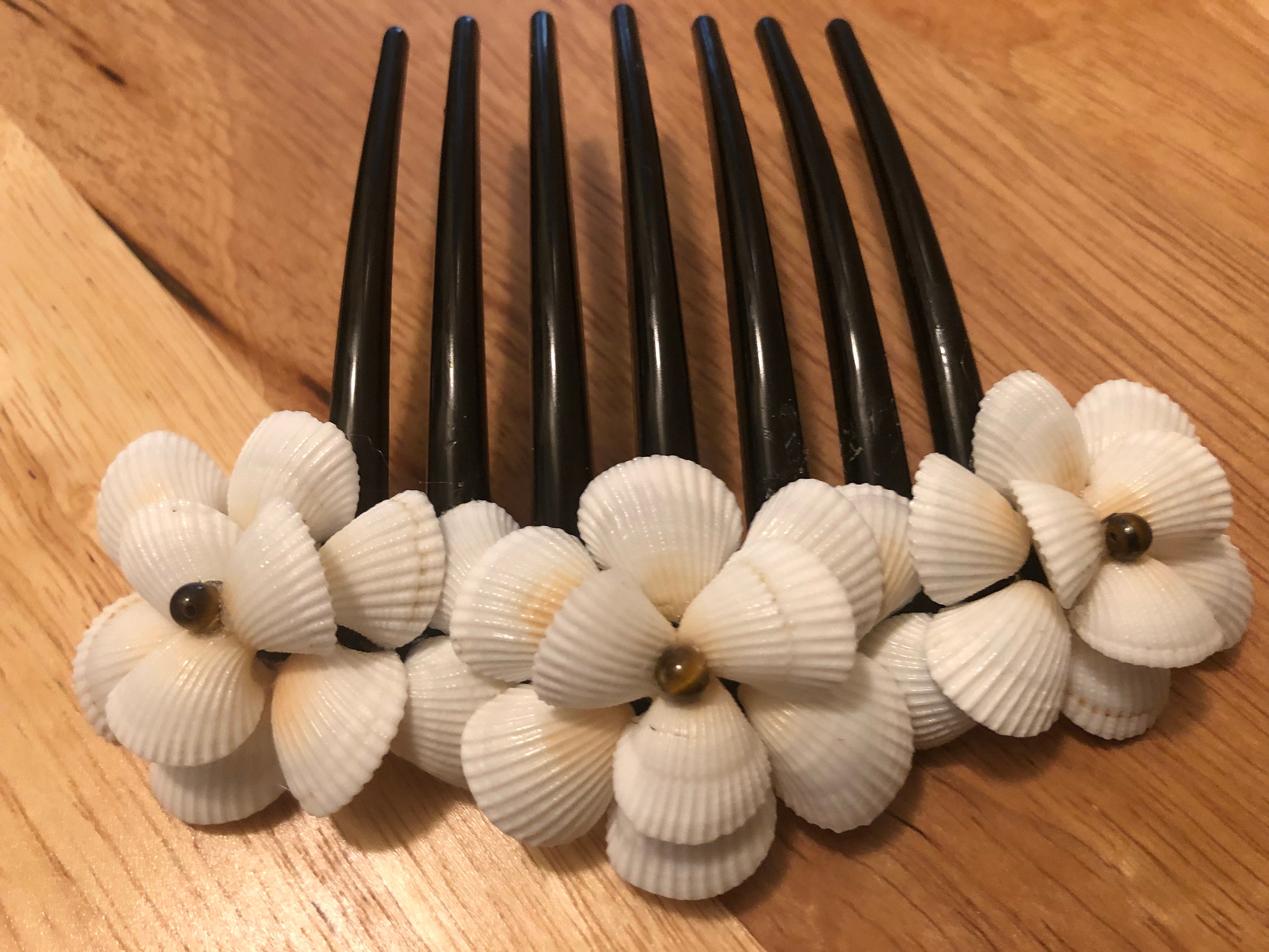 Shell Hair Combs,hawaiian Style Hair Pieces,you Choose Style,hawaiian ...